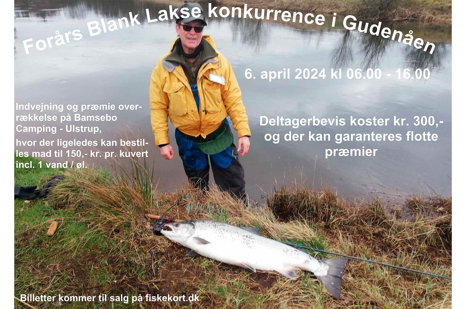 KOM TIL GUDENÅENS LAKSEKONKURRENCE D. 6 APRIL - Fisk & Fri