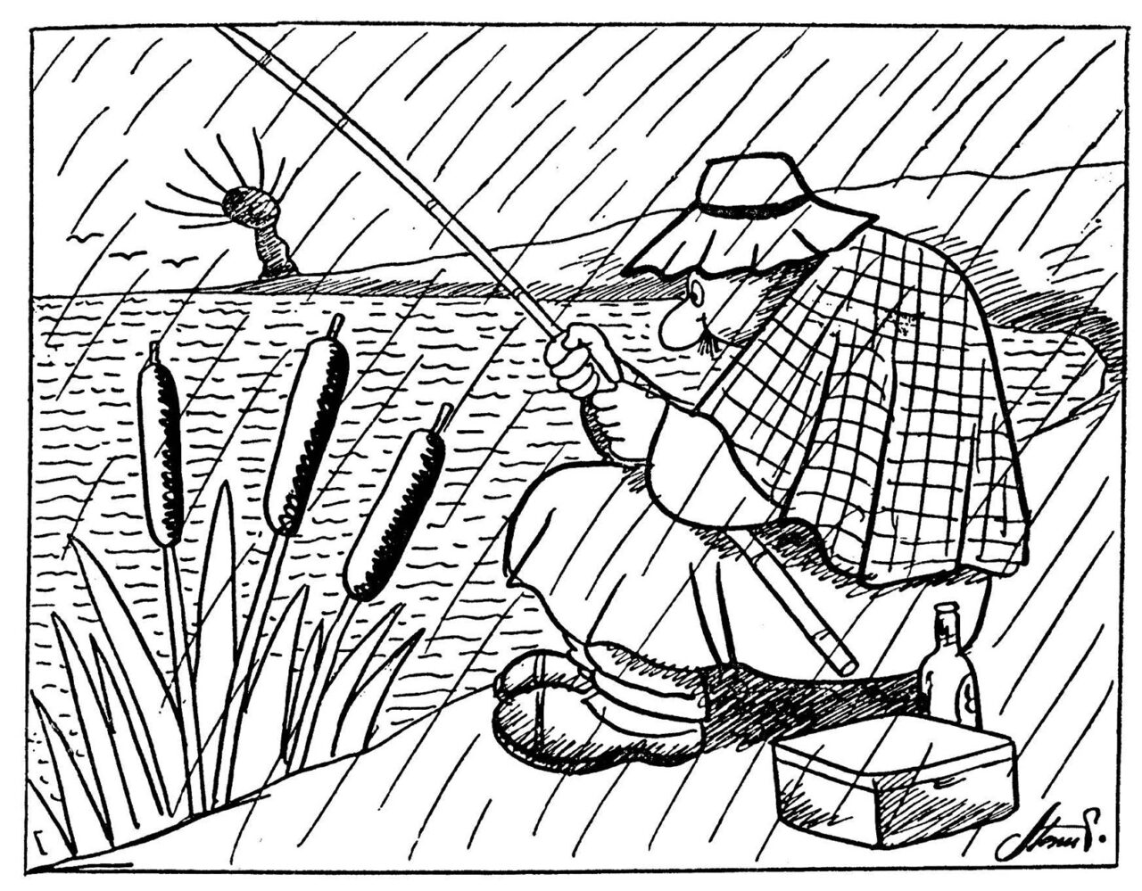 ET HUMORISTISK PERSPEKTIV: LYSTFISKEREN STORM P. - Fisk & Fri